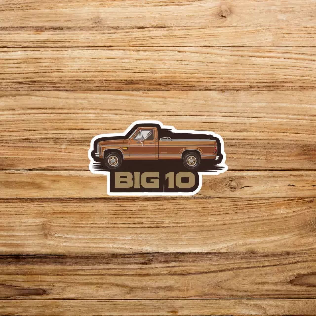 Vintage Chevy C10 Pickup Truck Sticker - Retro 70S Style Brown Truck ...