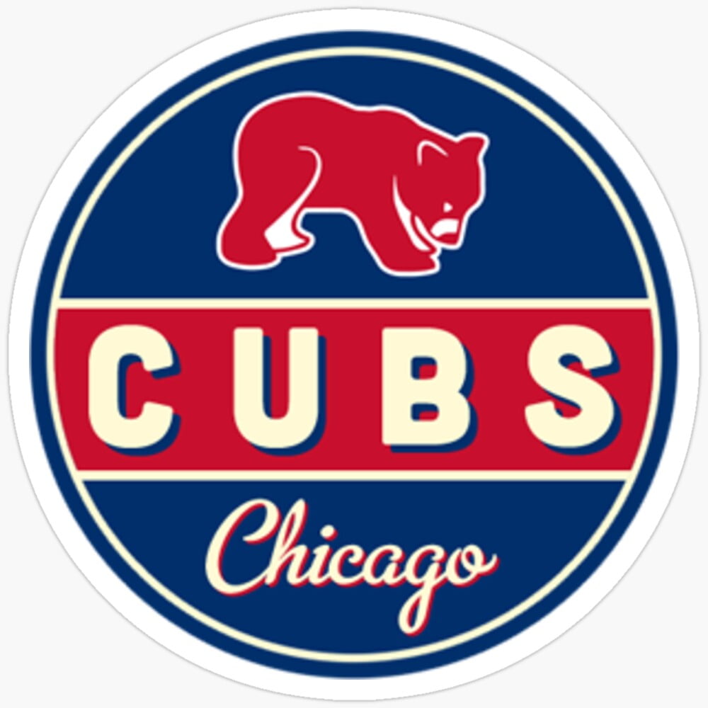 Vintage Chicago Baseball Sticker Baseball Sticker, Football Sticker ...