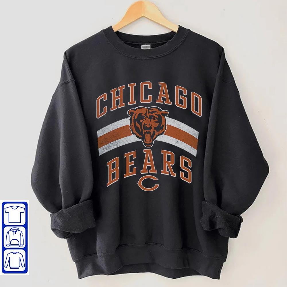 Vintage Chicago Football Crewneck Sweatshirt, Chicago Team Bear Football Football Crewneck ...