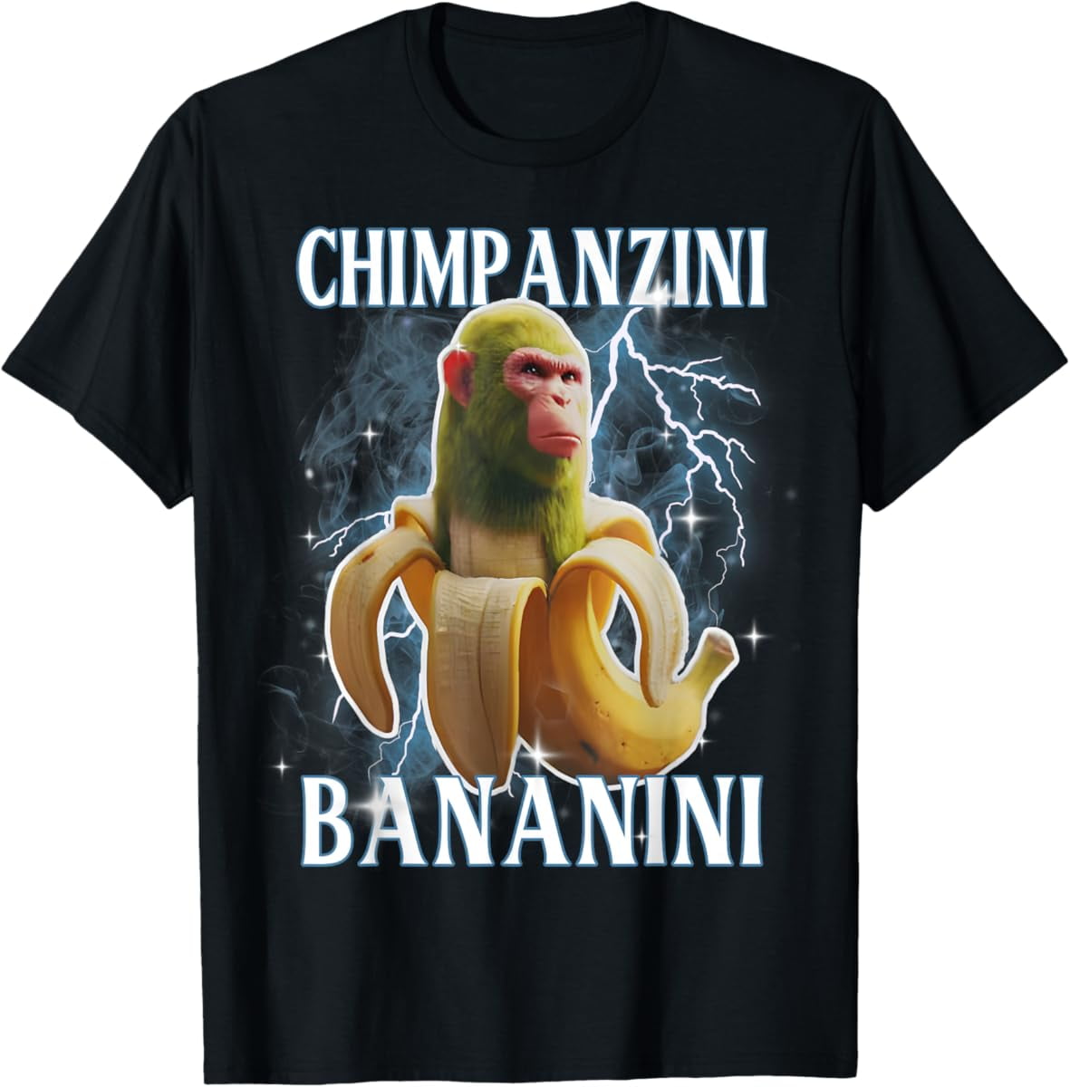 Vintage Chimpanzini Bananini Italian Brainrot Meme Gen Z T-Shirt Best ...
