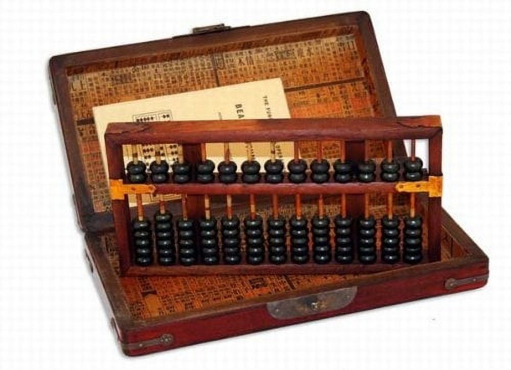 Vintage Chinese Wooden Bead Arithmetic Abacus W. Instruction - Walmart.com