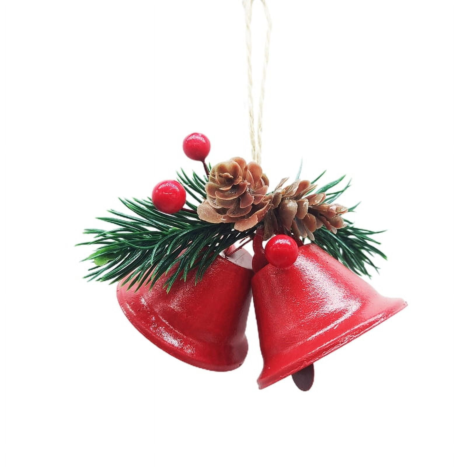Vintage Christmas Bells Tree Hanging Ornament Metal Jingle Bells for ...