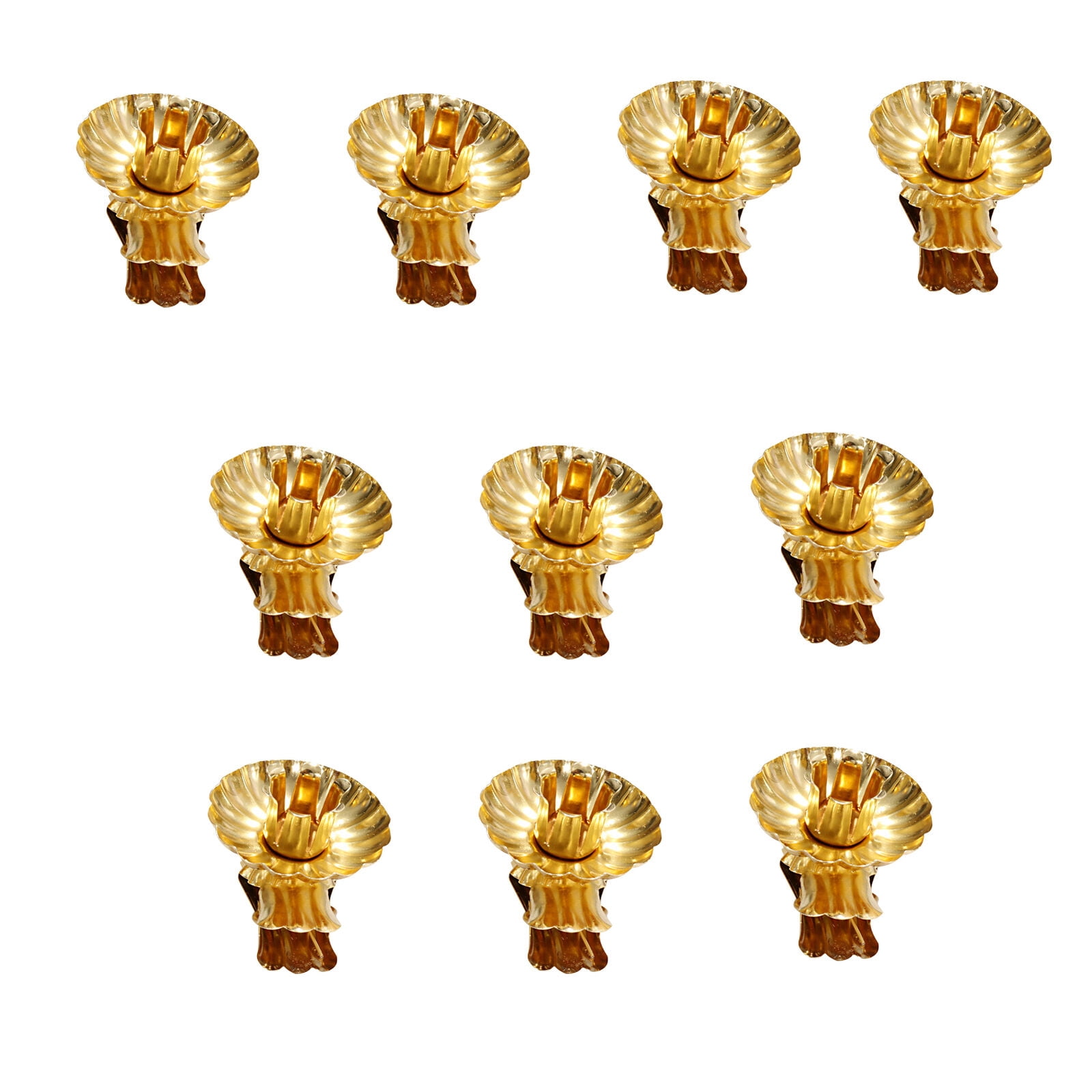 Vintage Christmas Tree Candle Clips Holders Aluminum Pinecone Clip Lot ...