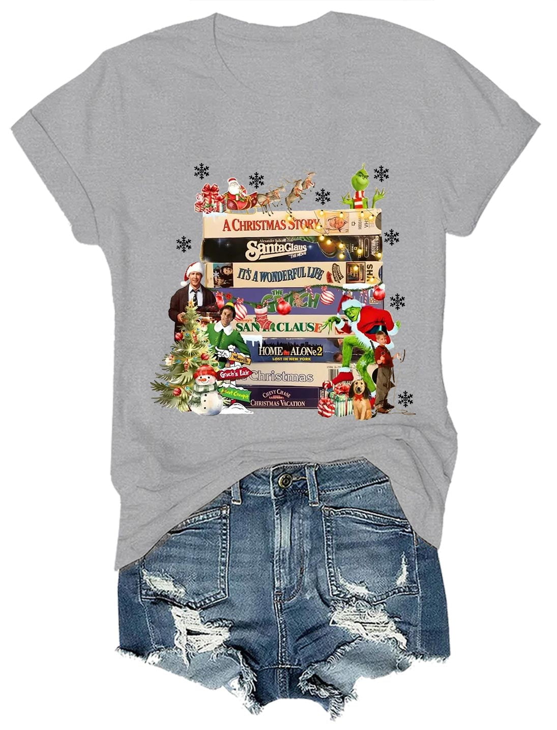 Vintage Christmas VHS Shirt, Christmas 90s Movies Shirt, Nostalgic ...