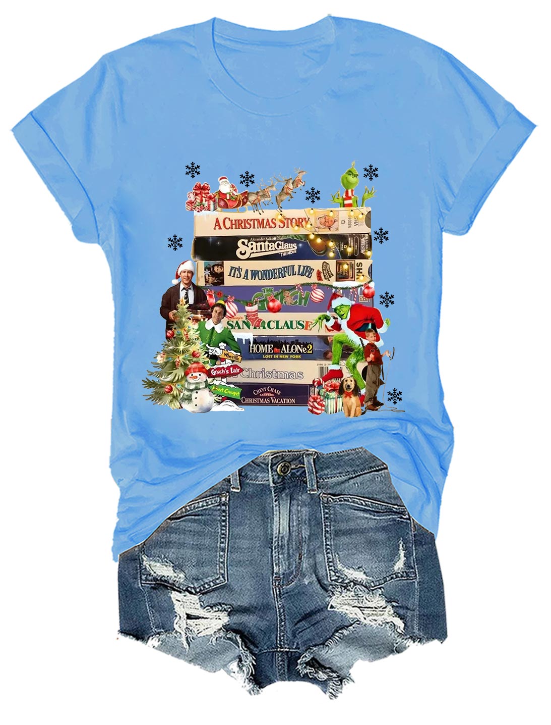Vintage Christmas VHS Shirt, Christmas 90s Movies Shirt, Nostalgic ...