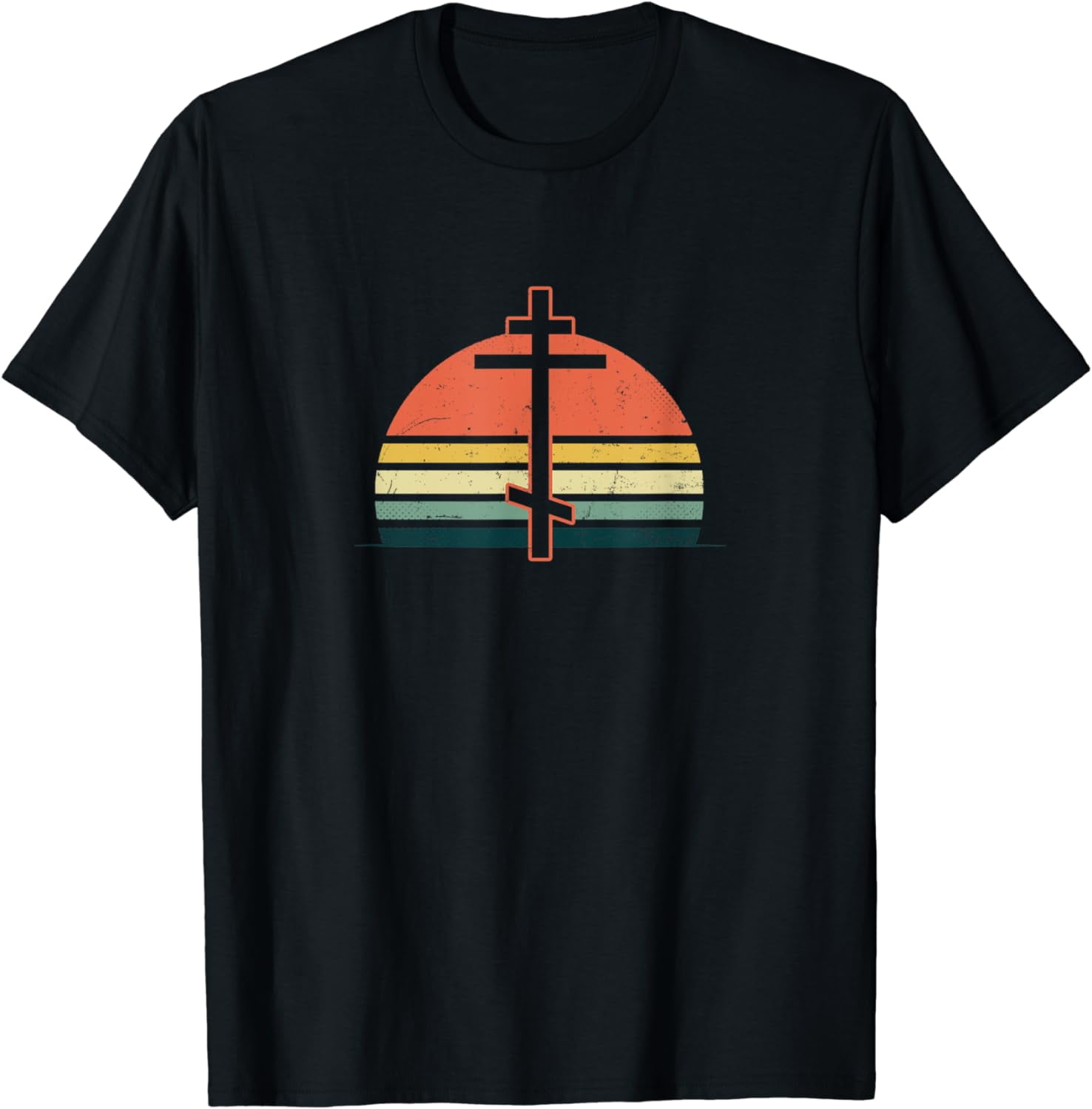 Vintage Christogram Design Orthodox T-Shirt - Walmart.com