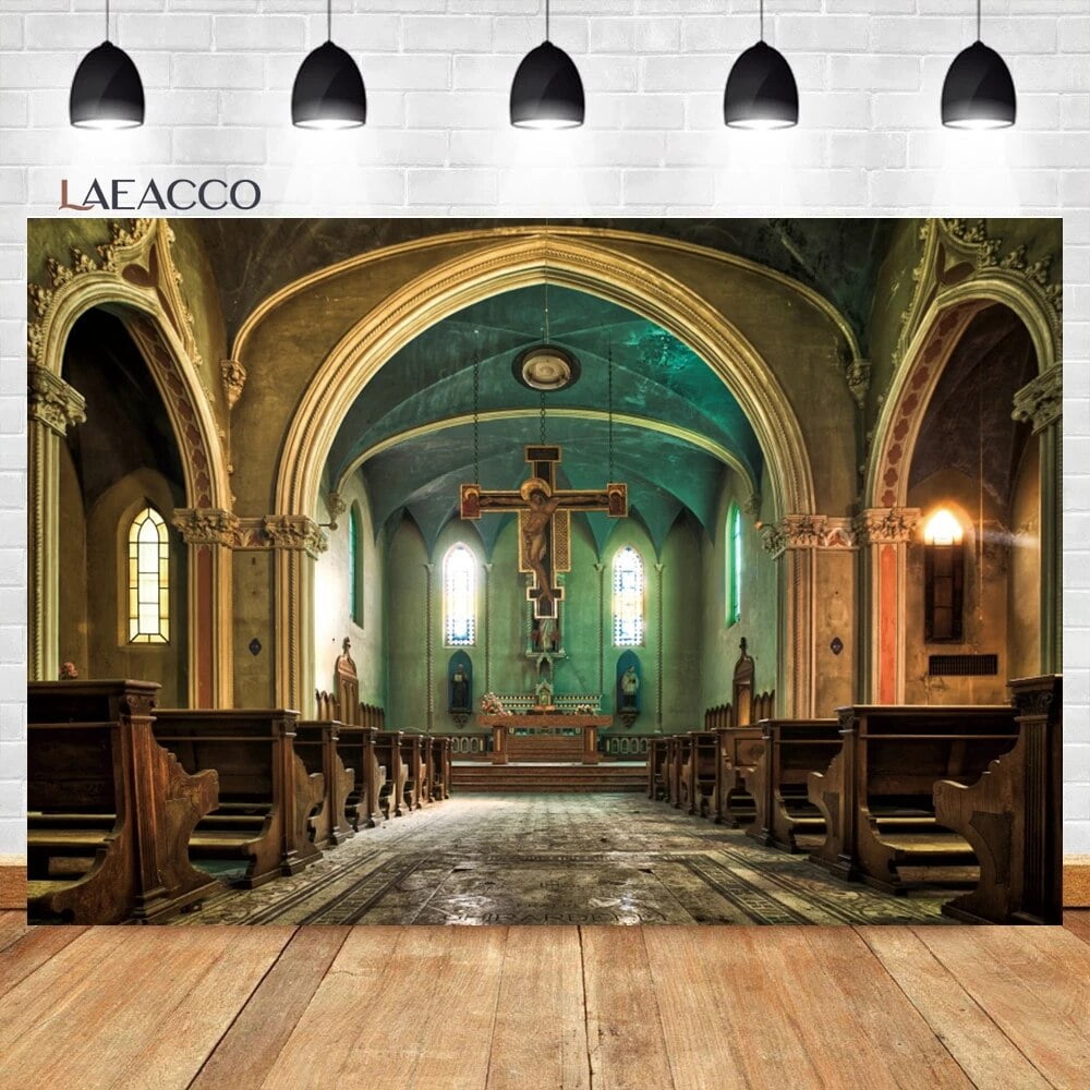 Vintage Church Magnificent Background Luxury Ancient Architecture ...