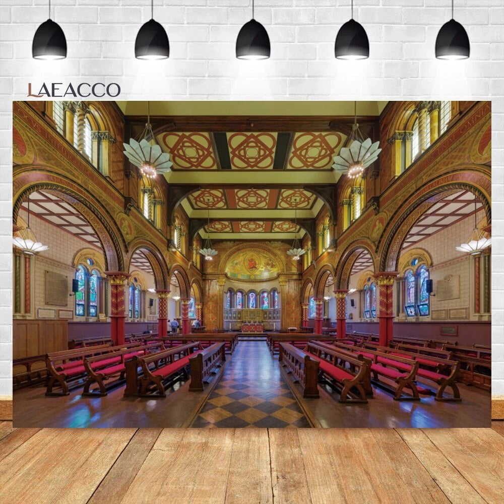 Vintage Church Magnificent Background Luxury Ancient Architecture ...