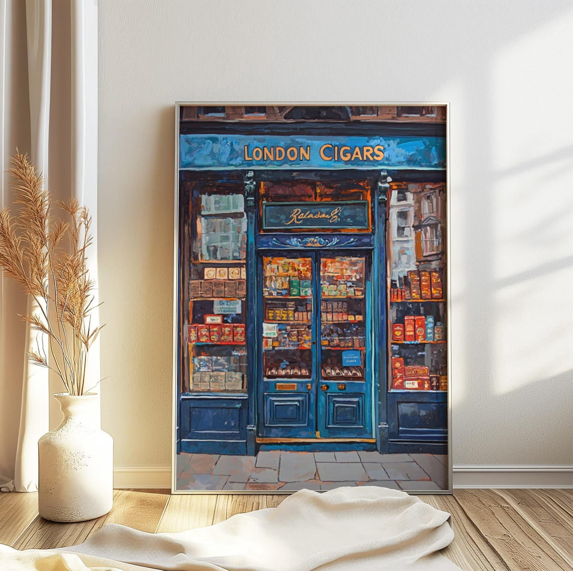 Vintage Cigar Poster, Cigar Shop Print, Cigar Room Art, Retro Decor ...