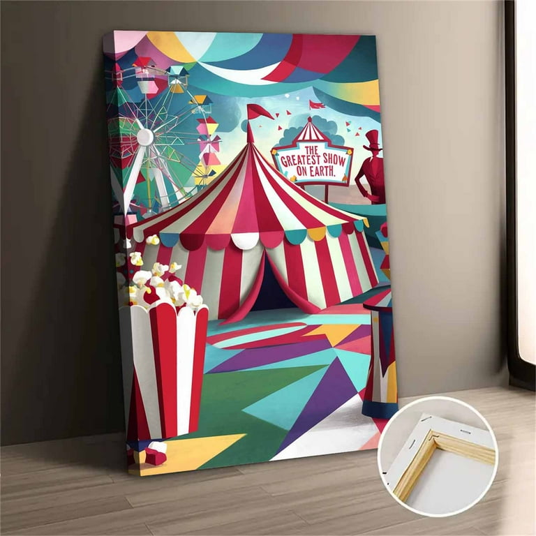 circus wall art