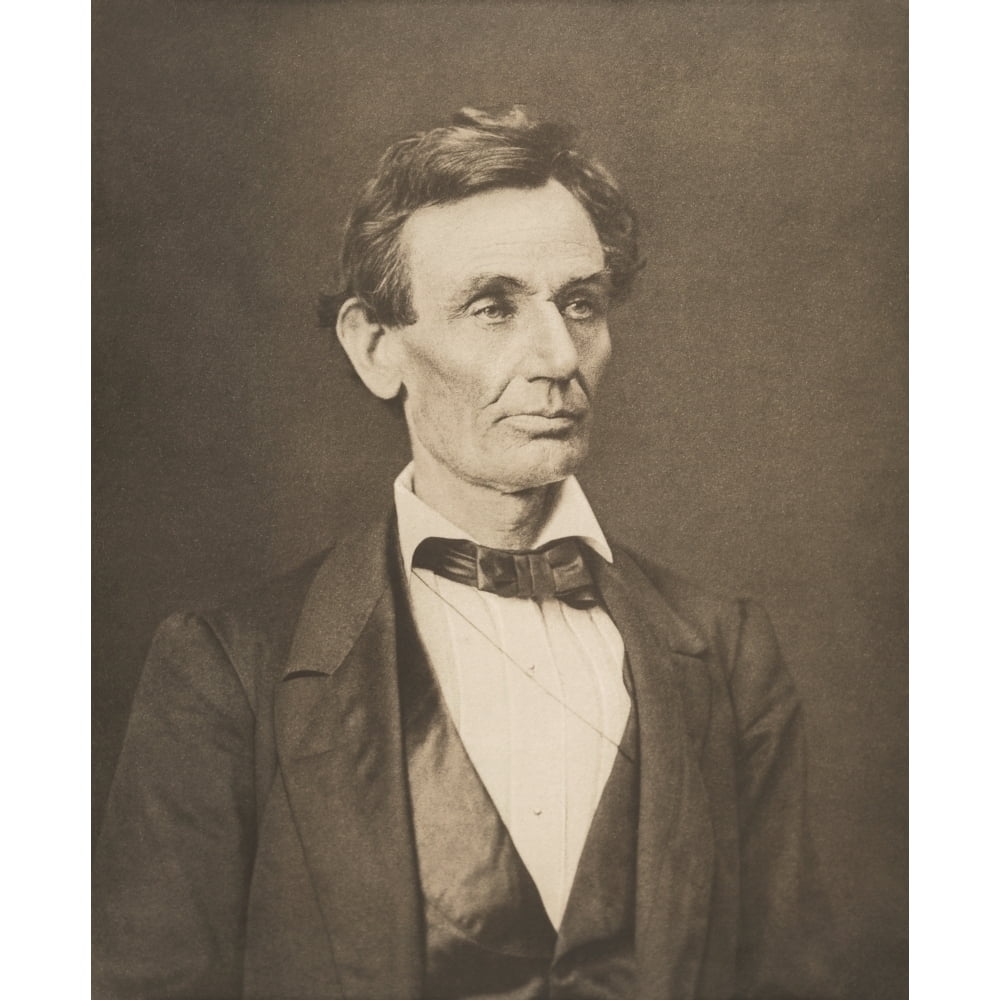 Vintage Civil War photo of President Abraham Lincoln Poster Print ...