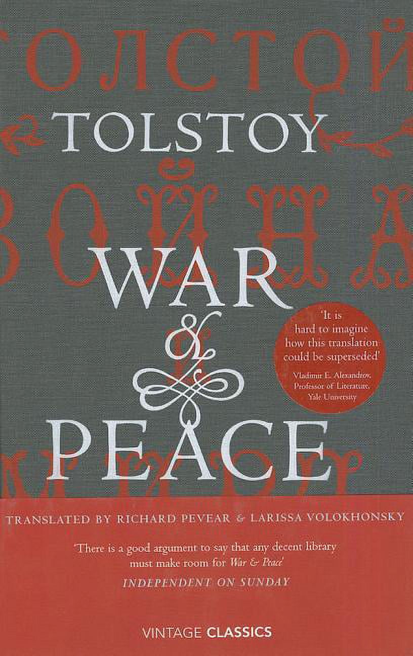 Vintage Classics: War and Peace (Hardcover) - Walmart.com