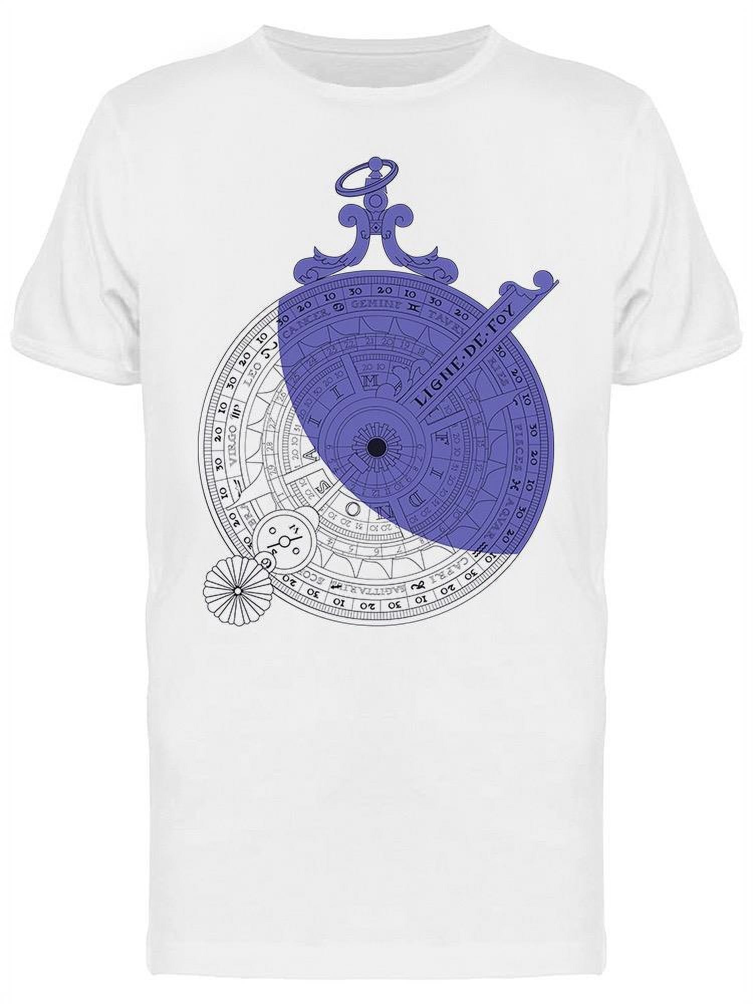 Vintage Clock T-Shirt Men -Image by Shutterstock, Male Medium - Walmart.com