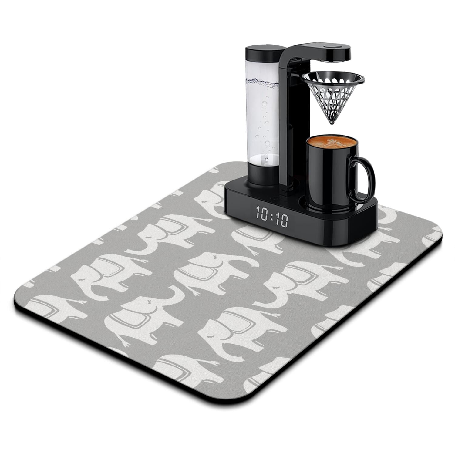 Vintage Coffee Station Mat - Multi-Purpose Absorbent Mat - Retro ...