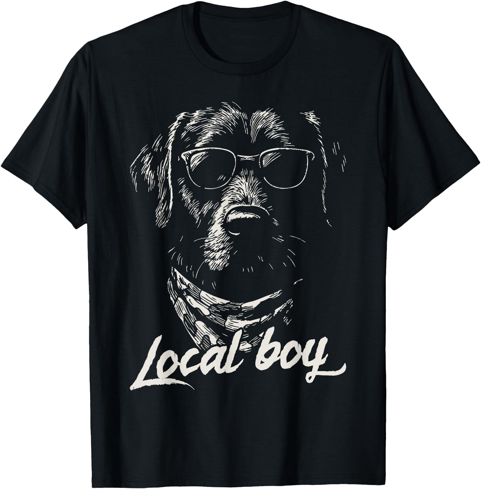 Vintage Cool Black Labrador Hunting Dog Marsh Sunset T-Shirt - Outdoor ...