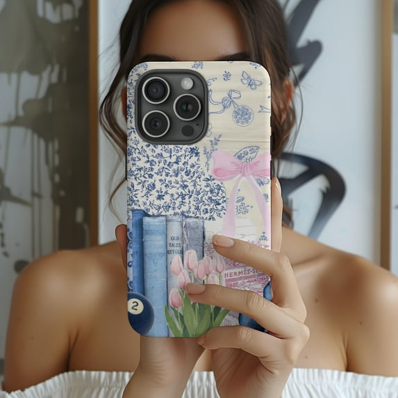 Vintage Coquette Collage Phone Case Whimsical Floral Design iPhone 17 ...