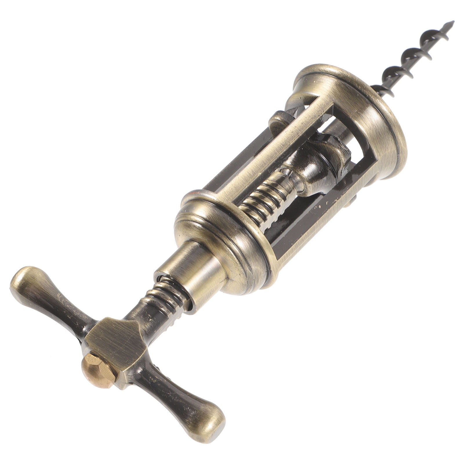 Vintage Corkscrew Wine Opener Home Tools Red Opening Antique Major Zinc ...