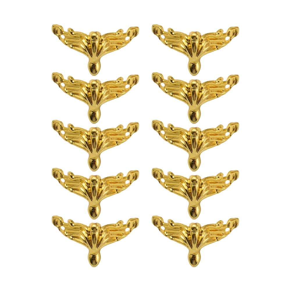 Vintage Corner Guards Set of 10 - Decorative Zinc Alloy Box Leg ...