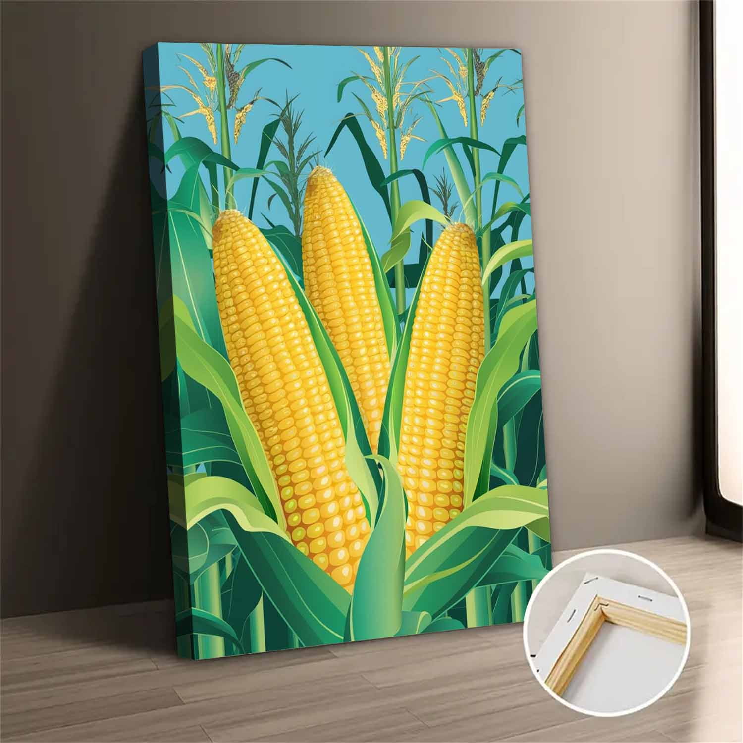 Vintage Cornfield Canvas Wall Art Print - Walmart.com
