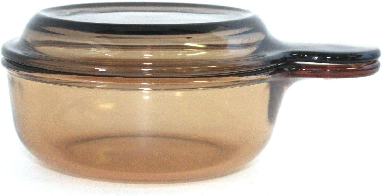 Vintage Corning Ware Visions Amber Grab It Heat N Eat P-150-B 15 Ounce ...