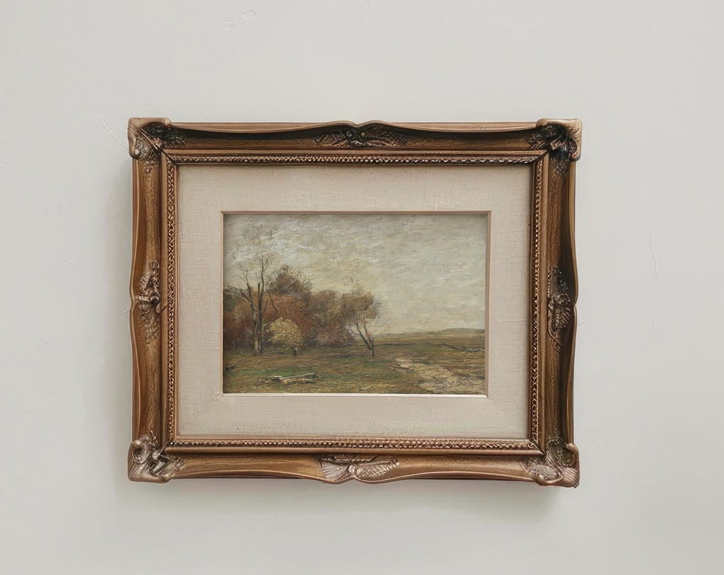 Vintage Cottage Core Fall Wall Art Downloadable Print Autumn Landscape ...