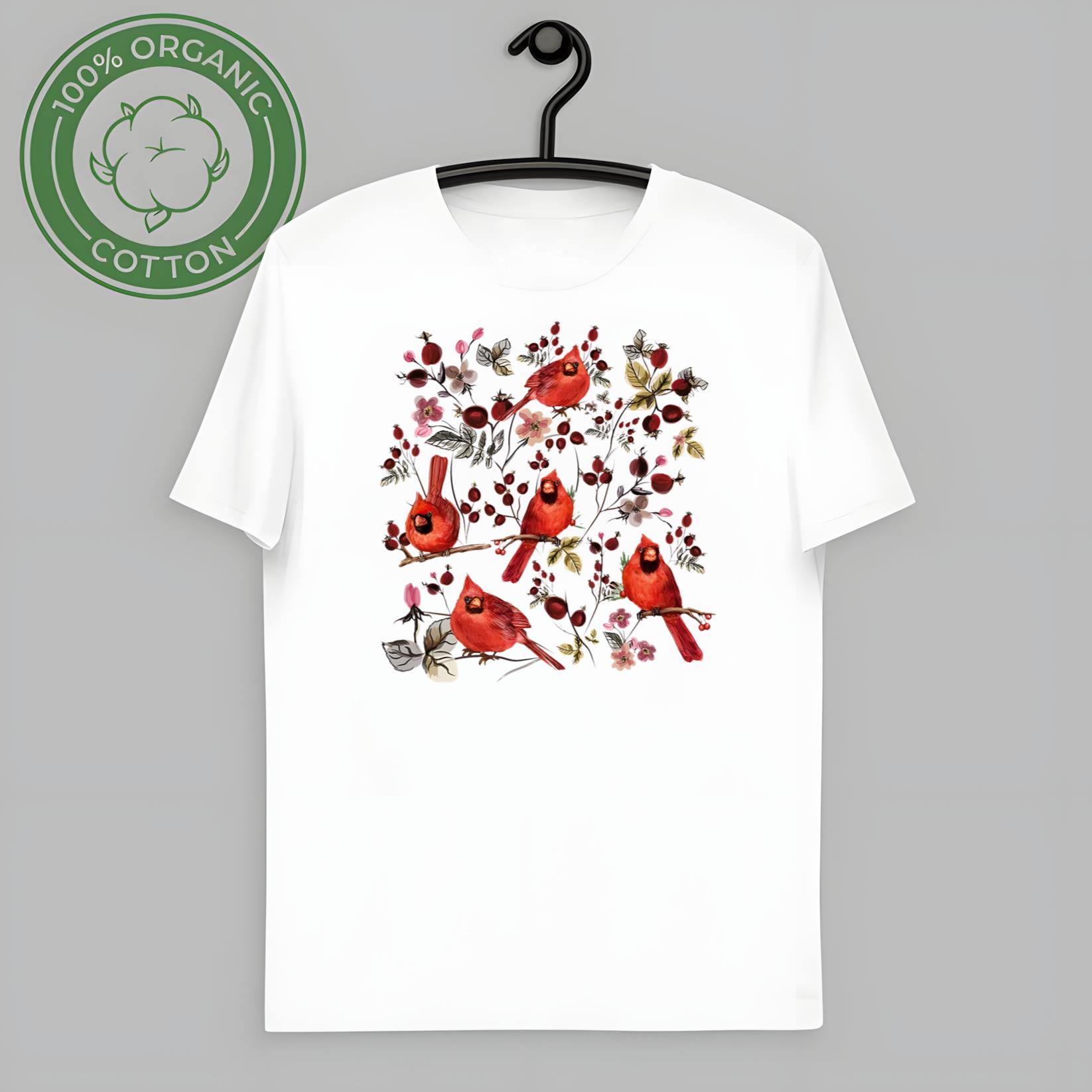 Vintage Cottagecore Wildflower Red Cardinal Shirt, Goblincore Nature ...