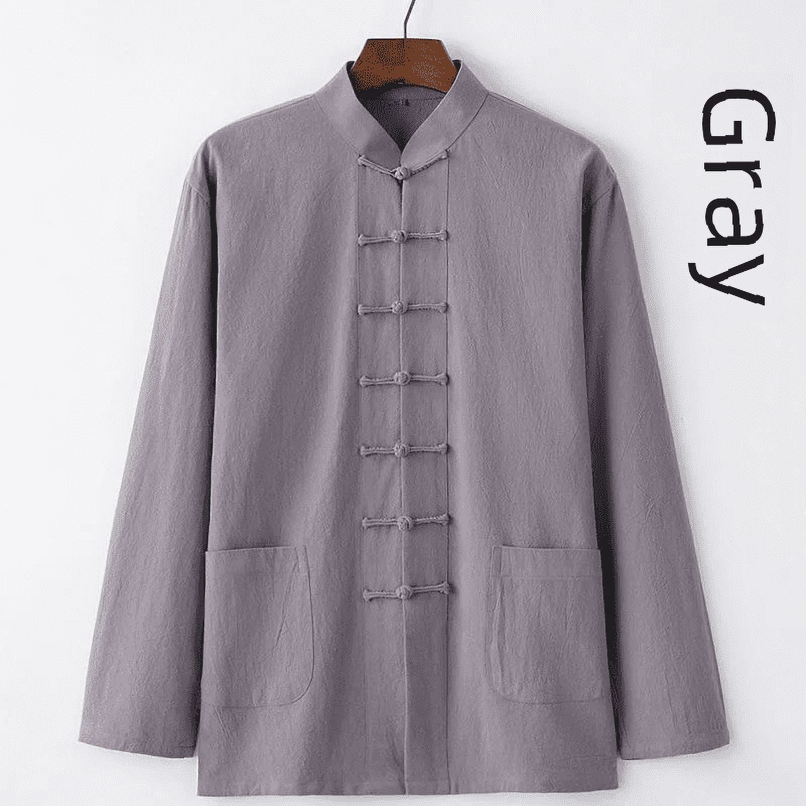 Vintage Cotton Linen Retro Youth Hanfu Chinese Style Tang Suit Men ...