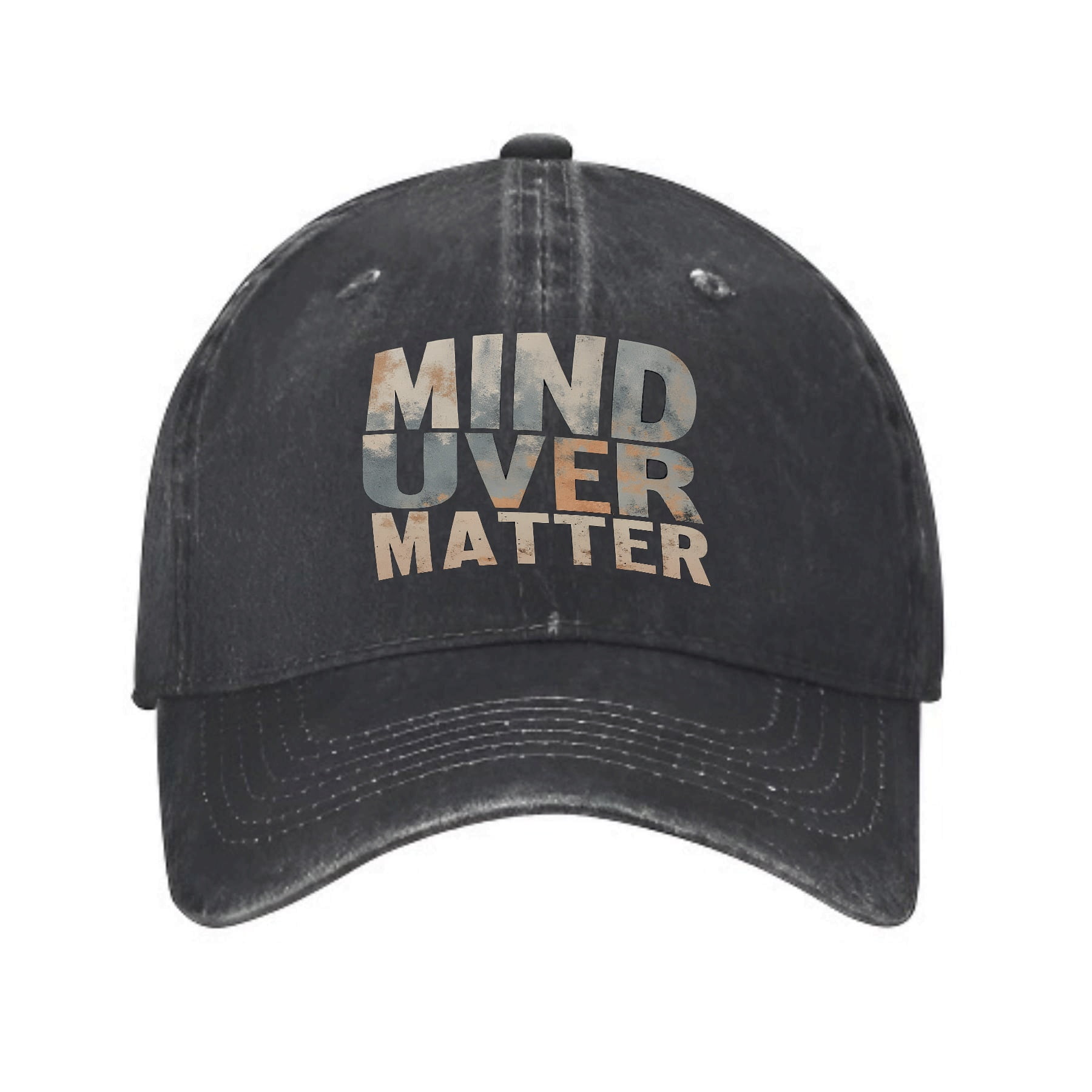 Vintage Cotton Washed Distressed Baseball Cap with Textured Surface ...