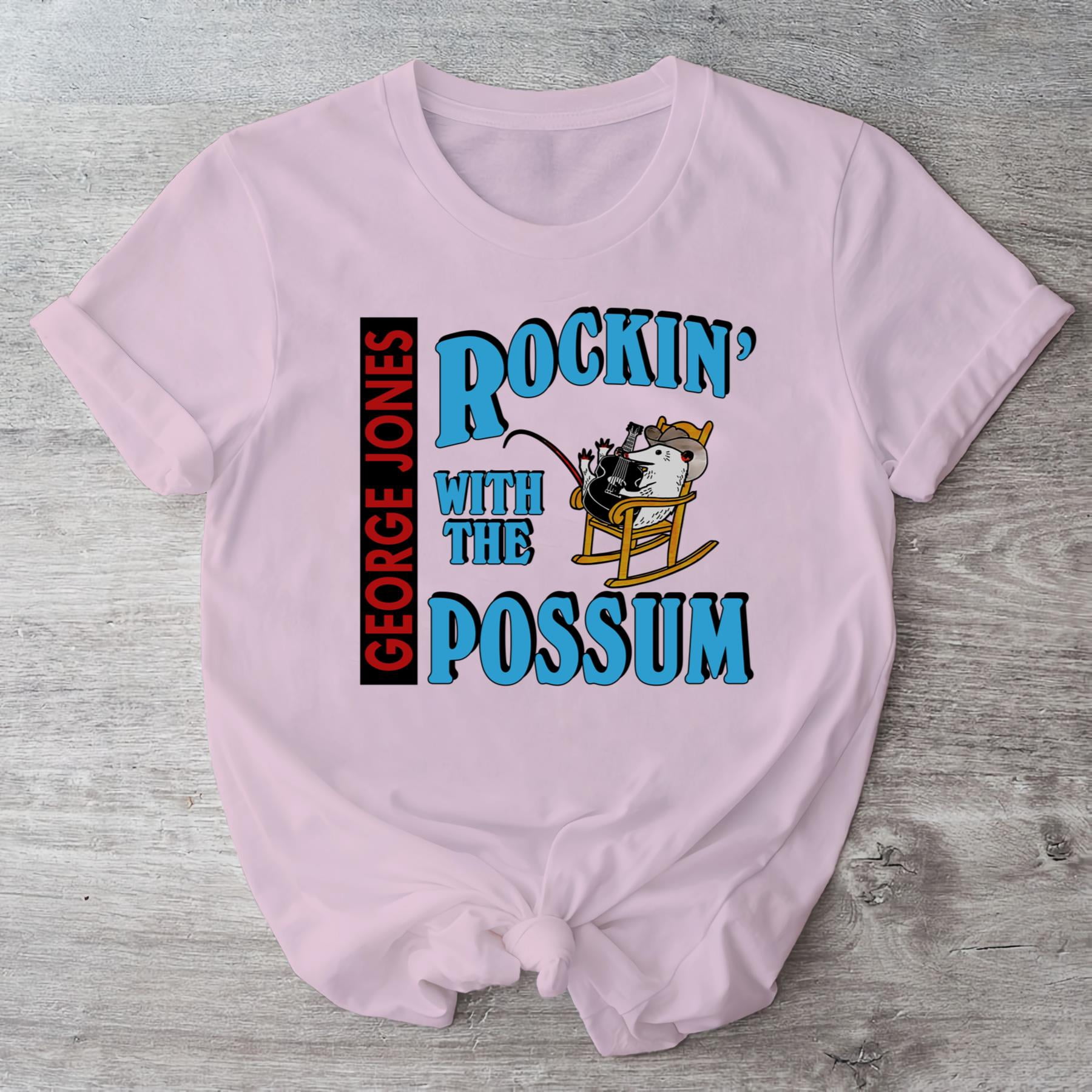 Vintage Country Music Inspired Fan T-Shirt, Rockin With The Possum ...