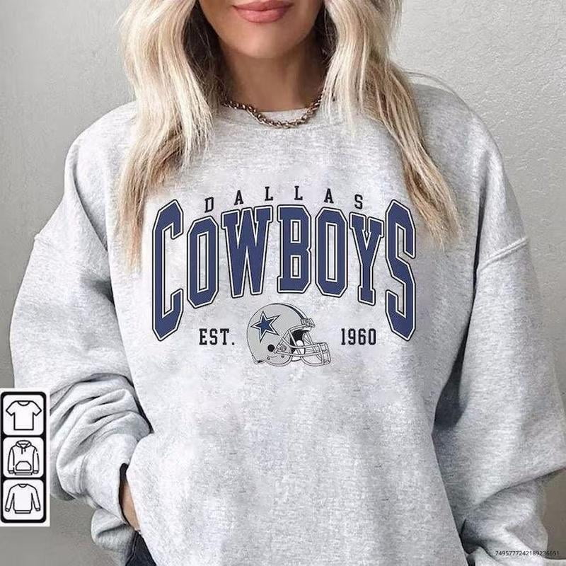 Vintage Cowboy Football Sweat. Retro Dallas Football 90s Vintage ...