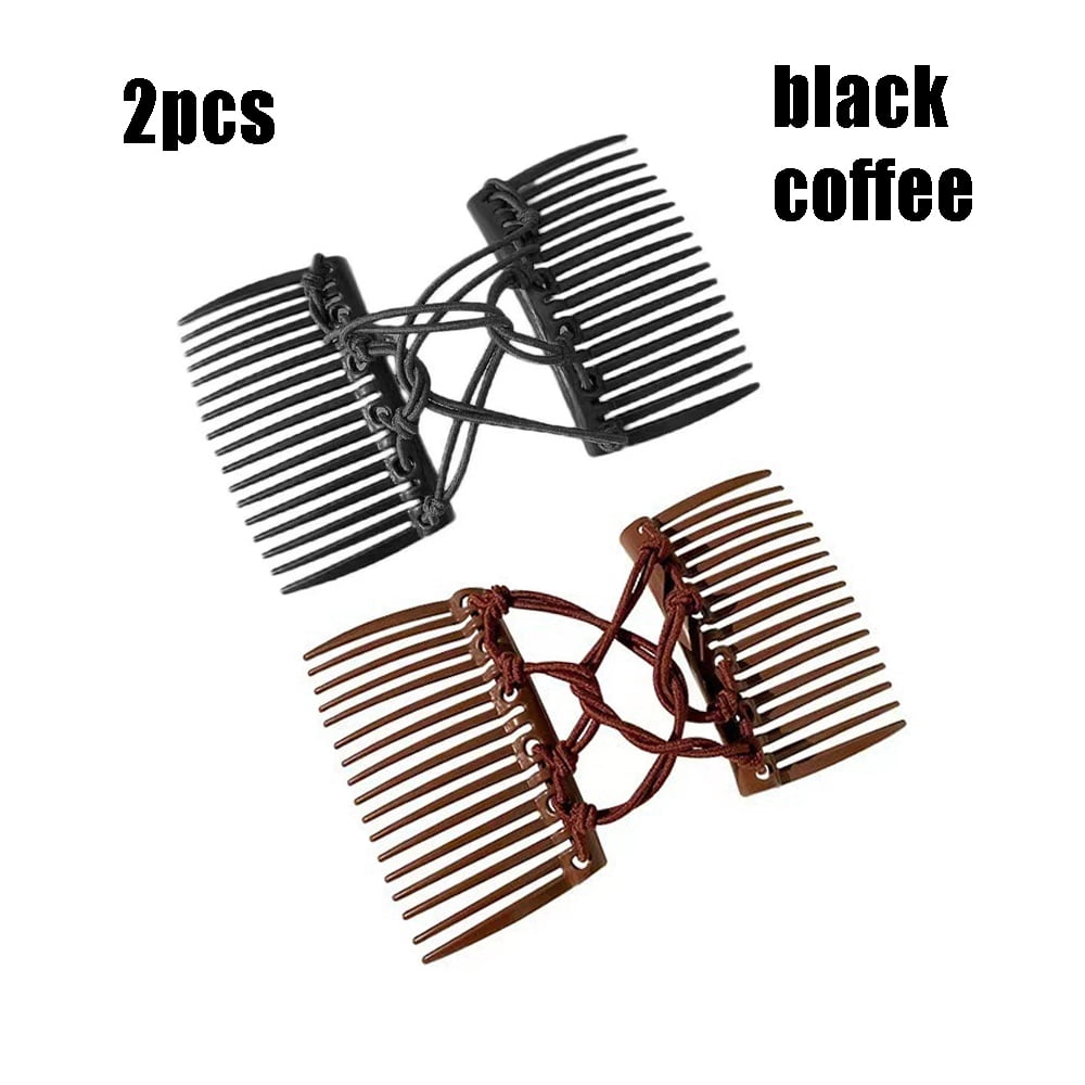 Vintage Creative Magic Hair Comb Elastic Rope Disc Hair Clip For Women ...
