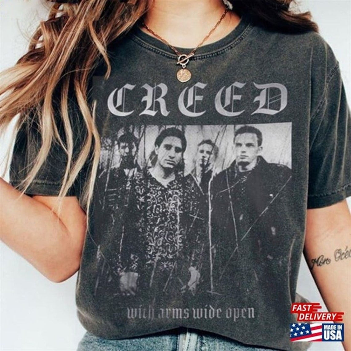 Vintage Creed Band Shirt,Creed Band Tour Shirt,Graphic Vintage ...