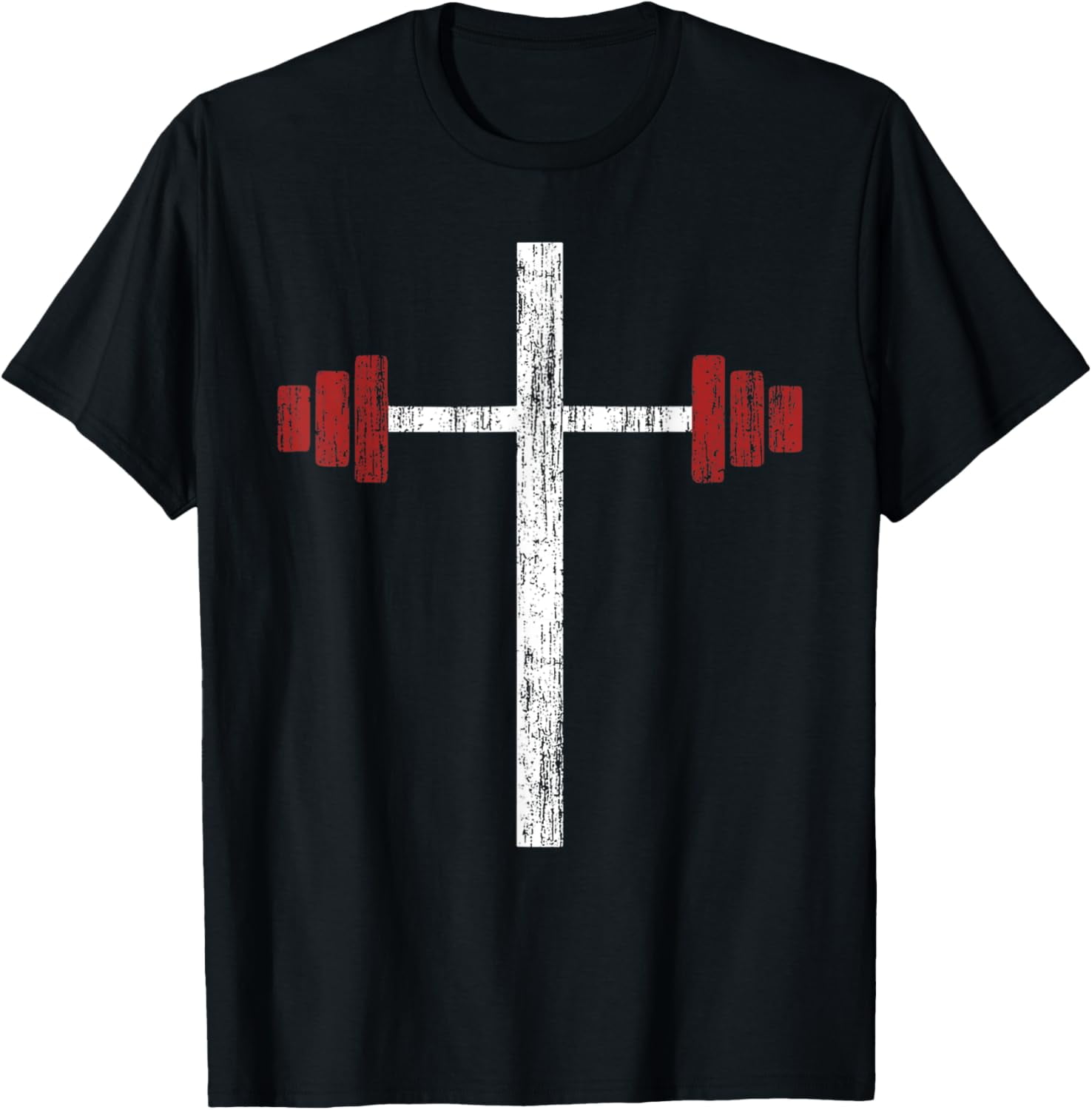 Vintage Cross Christian Jesus Gym Workout Lifting T-Shirt - Walmart.com