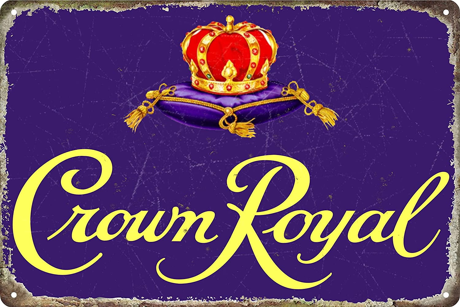 Vintage Crowns Royals Tin Metal Tin Sign Tin Plate Sign Wall Art Decor ...