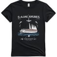 Vintage Cruise Ship Graphic T-Shirt Seafaring Pascaline Gannet Design ...