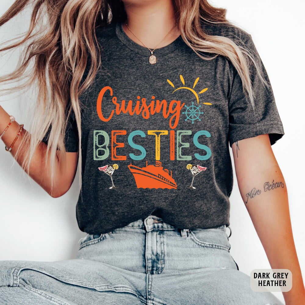 Vintage Cruising Besties Cruise Vacation Girl Cruise Ship Vacay Best ...