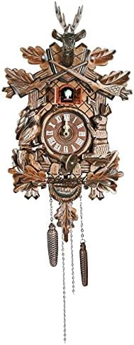 Vintage Cuckoo Wall Clock, Black Forest Cuckoo Bird Wall Clock with ...