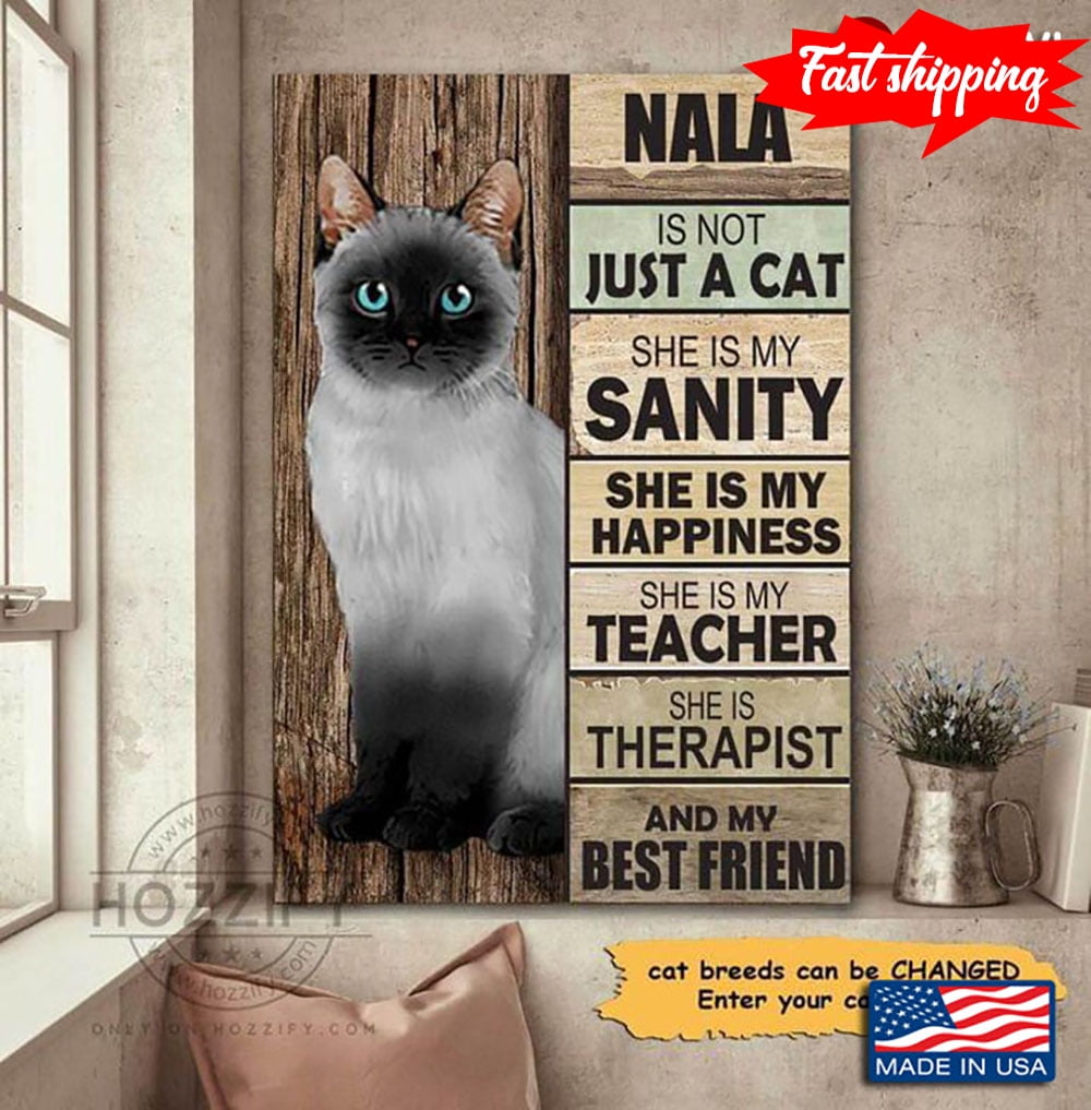Vintage Customized Cat Breed Siamese Cat Is Not Just A Cat She Is My ...