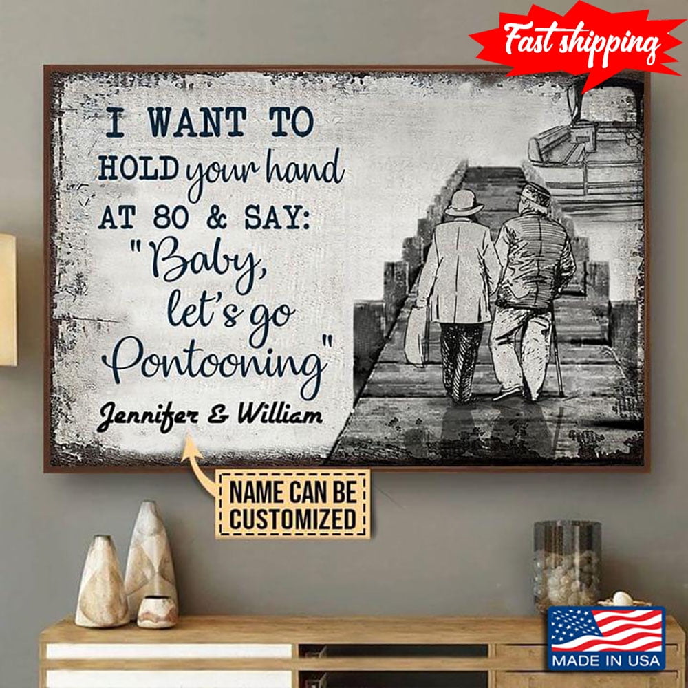 Vintage Customized Name I Want To Hold Your Hand At 80 & Say “Baby, Let ...