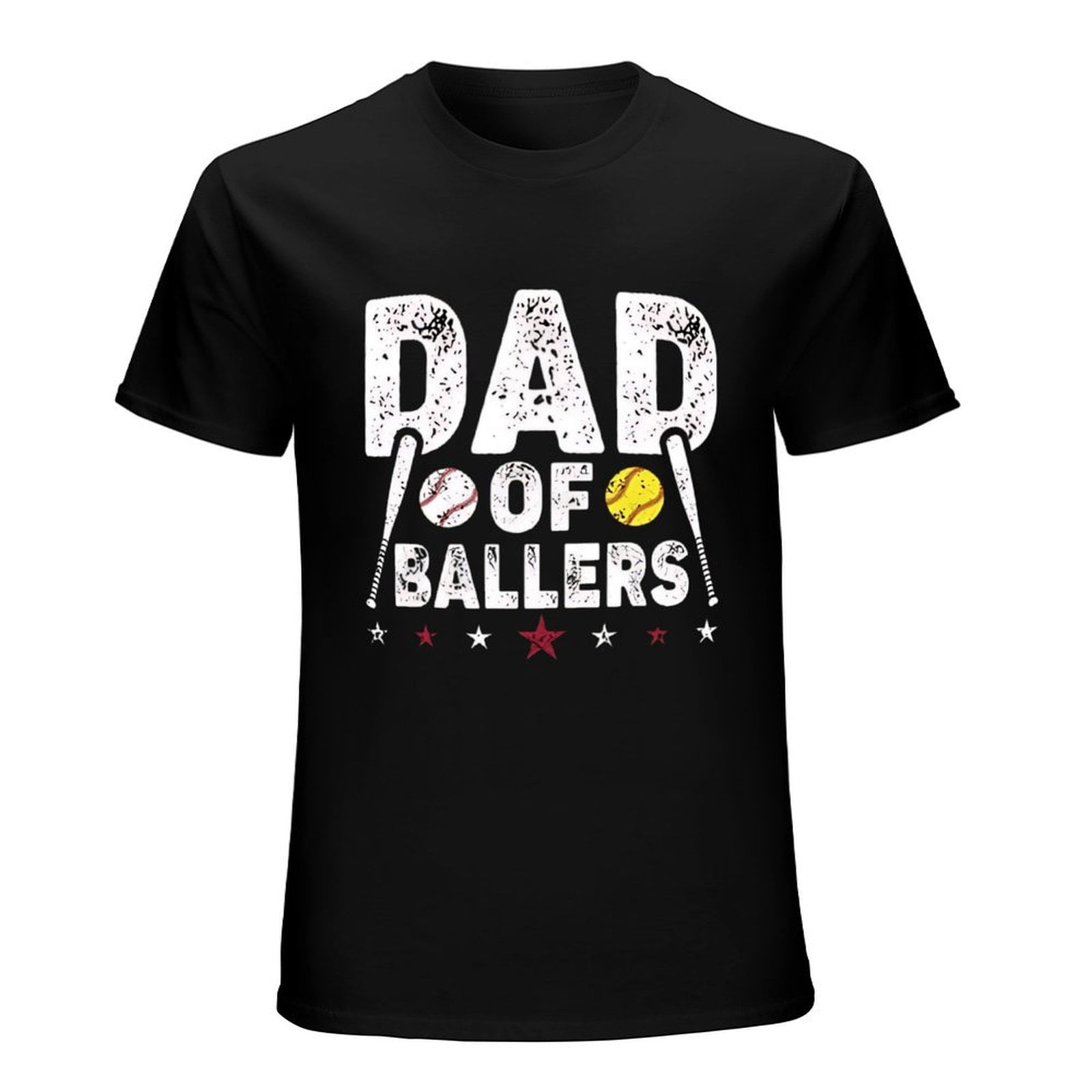 Vintage Dad Of Ballers T-shirt Men's Retro Sports Tee Gift - Walmart.com