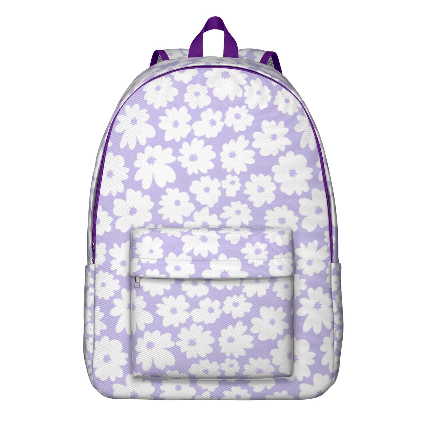 Vintage Daisy Backpack - Waterproof Floral School Bag with Cute Retro ...