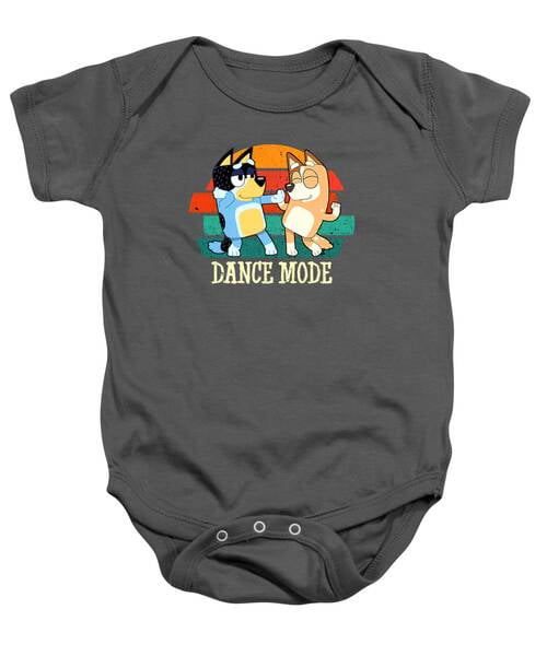 Vintage Dance Mode Bluey Baby Onesie Bluey Theme Party, Bluey And Bingo ...
