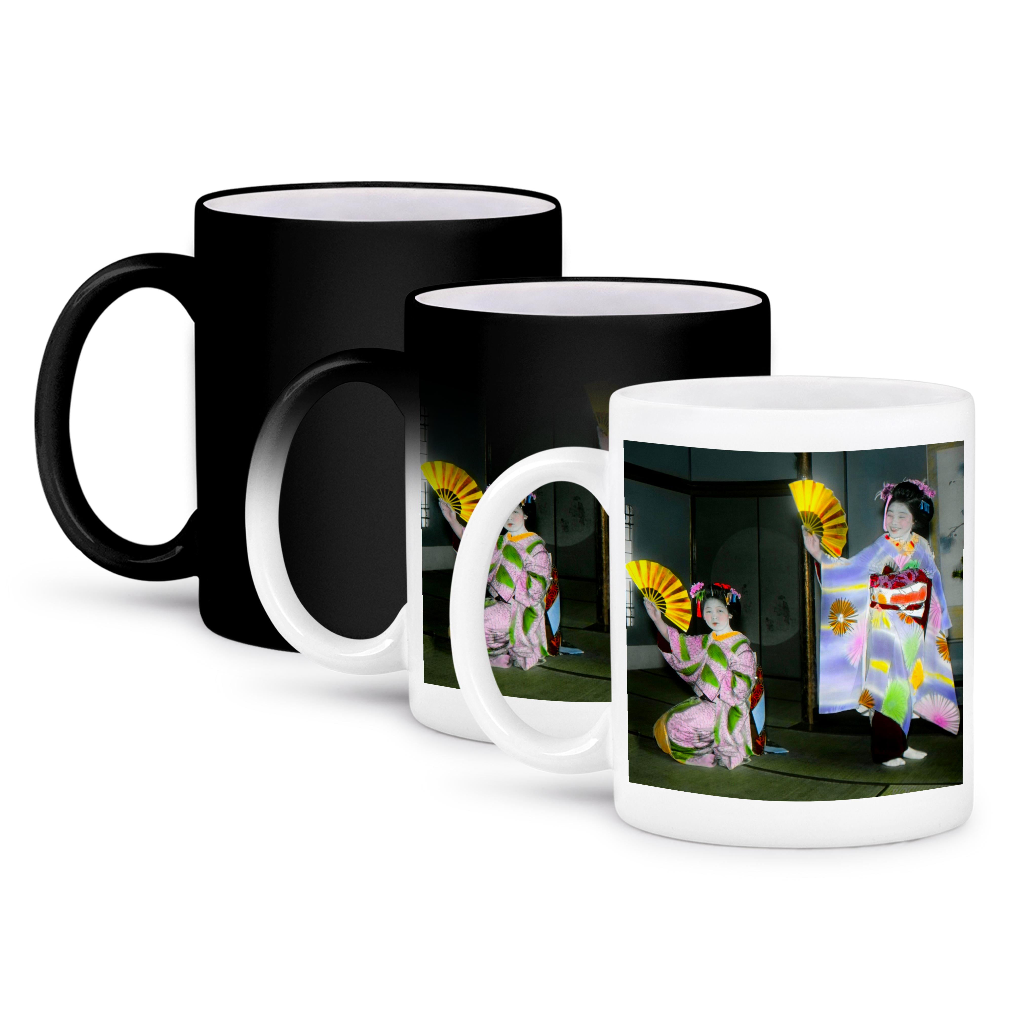 3dRose, Vintage Dancing Japanese Geisha and their Beautiful Harisen Old ...