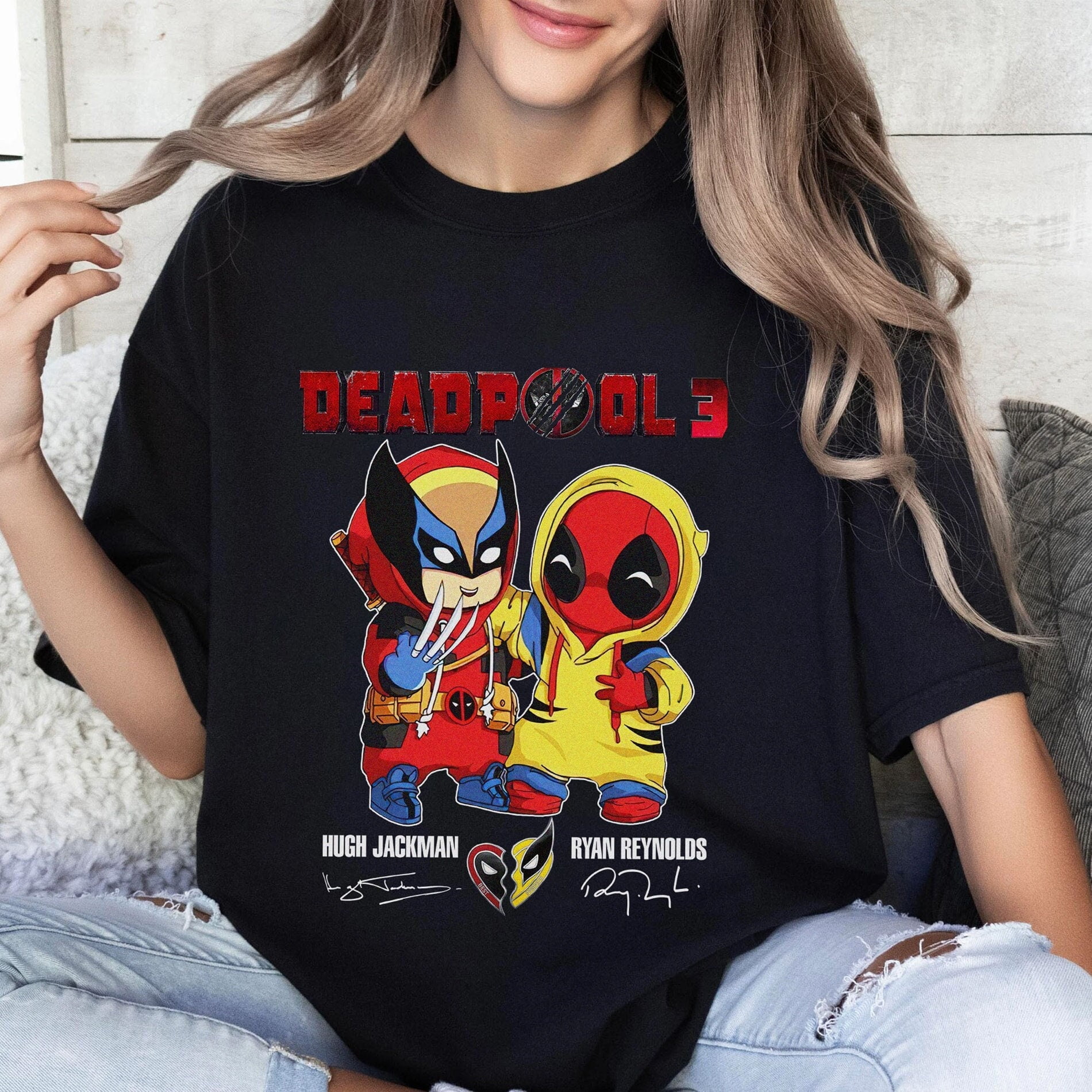 Vintage Deadpool 3 Shirt, Deadpool & Wolverine Shirt, Deadpool Movie ...
