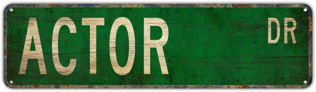 Vintage Decor Wall Signs Actor Gift Actor Decor Actor Sign Gift for ...