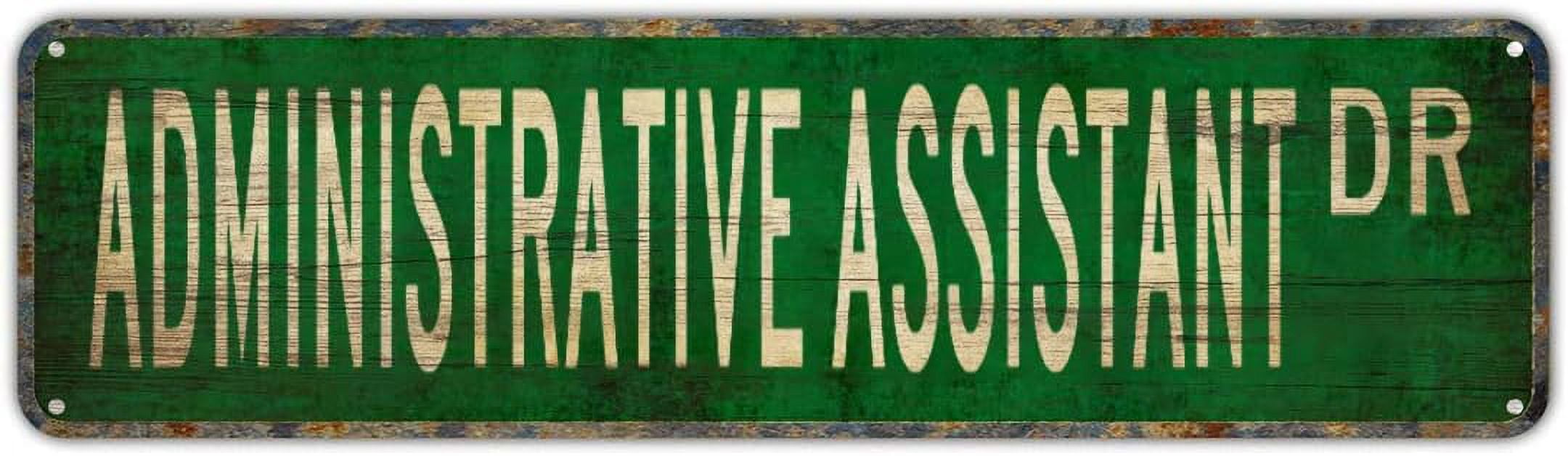 Vintage Decor Wall Signs Administrative Assistant Administrative ...