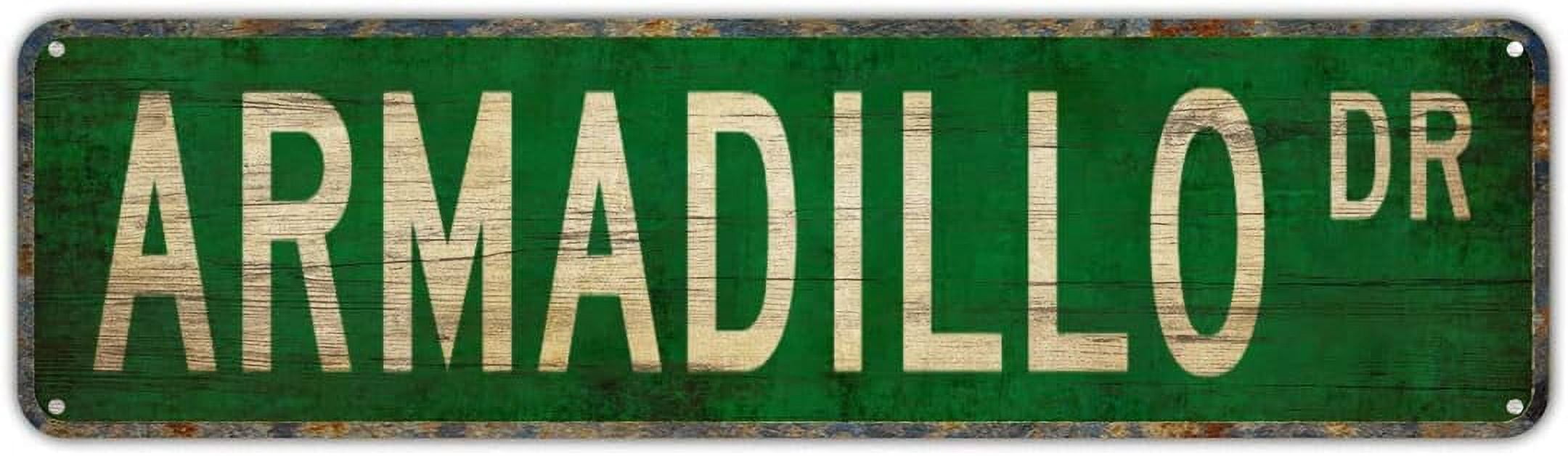 Vintage Decor Wall Signs Armadillo Armadillo Gift Armadillo Sign ...