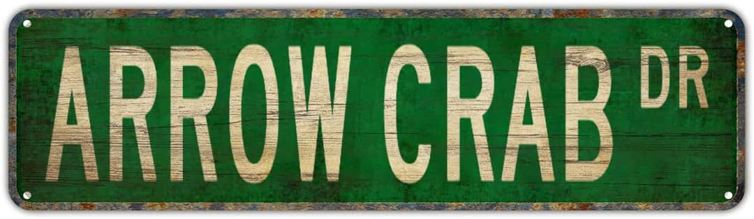 Vintage Decor Wall Signs Arrow Crab Arrow Crab Gift Arrow Crab Sign ...