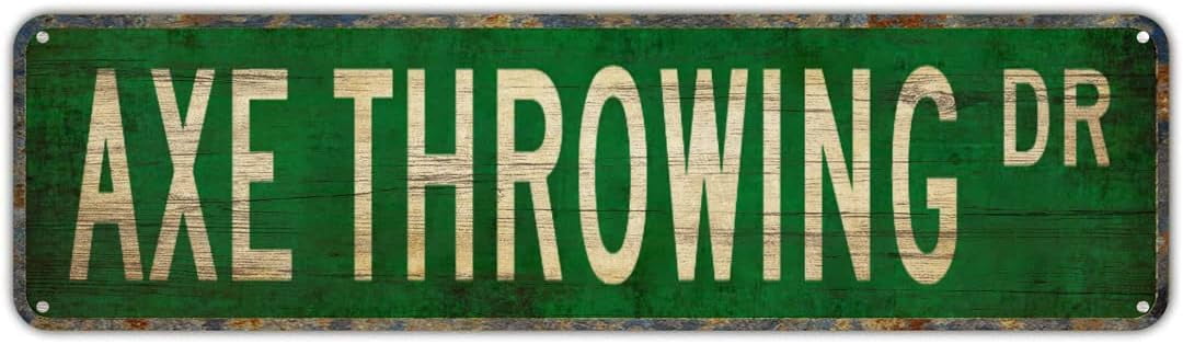 Vintage Decor Wall Signs Axe Throwing Axe Throwing Gift Axe Throwing ...