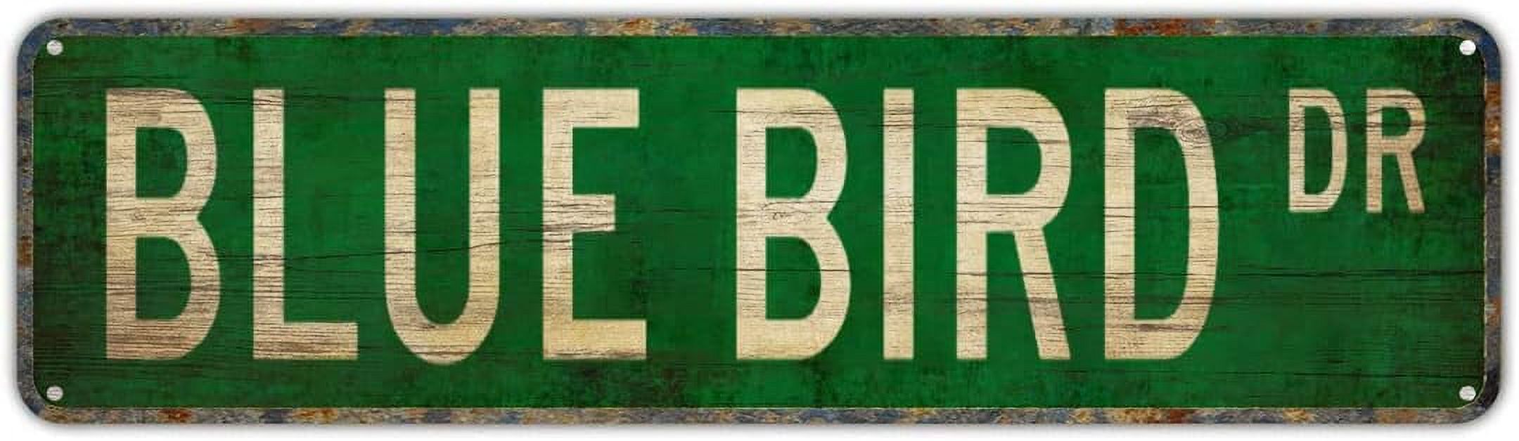 Vintage Decor Wall Signs Blue Bird Blue Bird Gift Blue Bird Sign Blue ...